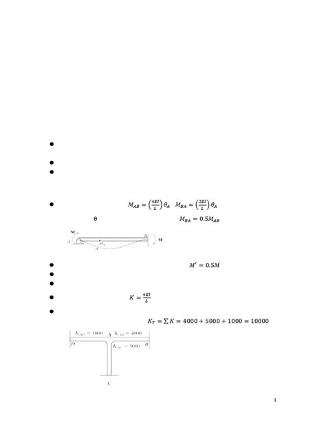 9 Displacement Method Of Analysis Moment Distribution Pdf Classical