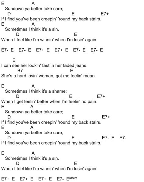 Gordon Lightfoot Sundown Guitar Tutor Man