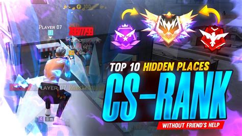 Top 10 Hidden Places In Clash Squad In Free Fire Cs Rank Push Tips