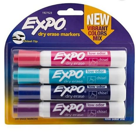 Expo Office Expo Dry Erase Markers 4 Pack Chisel Tip Poshmark
