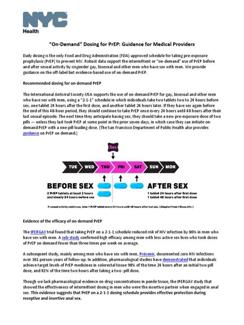 Prep On Demand Dosing Guidance Pdf