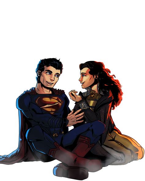 Superman And Lara Commission By Risingdiablo On Deviantart