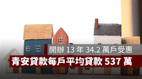 青安貸款每戶平均貸款金額 537 萬，開辦 13 年 342 萬戶受惠 果仁家 買房賣房 居家生活知識家
