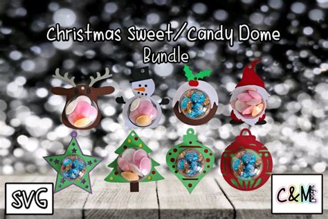 Christmas Sweet Dome Candy Holder Svg Sweet 2204622