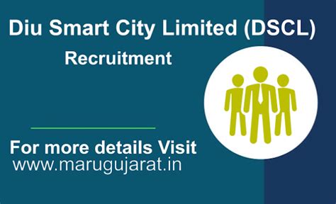Diu Smart City Limited Dscl Recruitment For Manager And Office