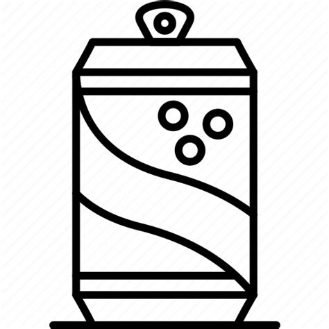 Soda Can Container Drink Lemonade Soft Water Icon Download On