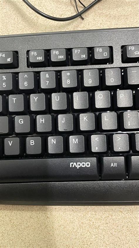 Rapoo Nk2600 Wired Keyboard Computers And Tech Parts And Accessories Computer Keyboard On Carousell