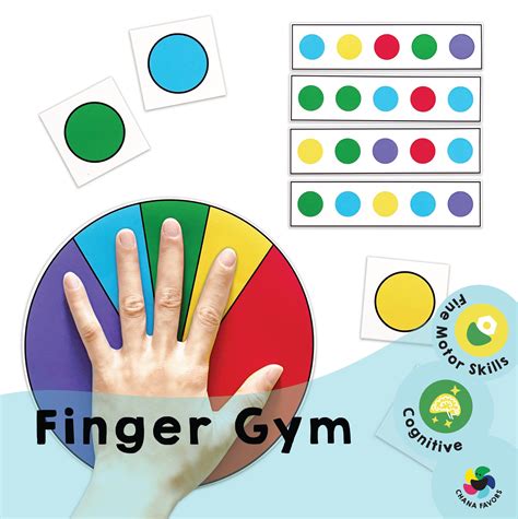Finger Gym Printable Brain Training Games That Train Etsy
