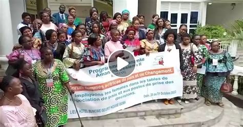 Séminaire de haut niveau ayant réuni les femmes leaders de Goma
