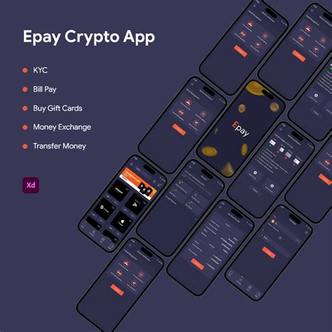 Epay Crypto Mobile App Design Masterbundles