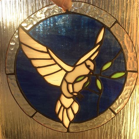 Peace Dove Stained Glass Art