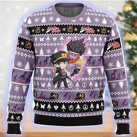 Chibi Jotaro Kujo Jojos Bizarre Adventure Ugly Christmas Sweater