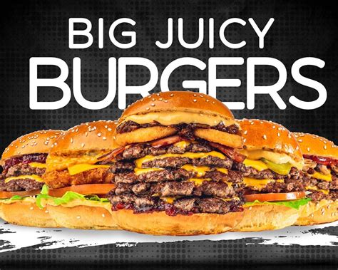 Big Juicy Burgers Colchester Menu And Prices Colchester Delivery