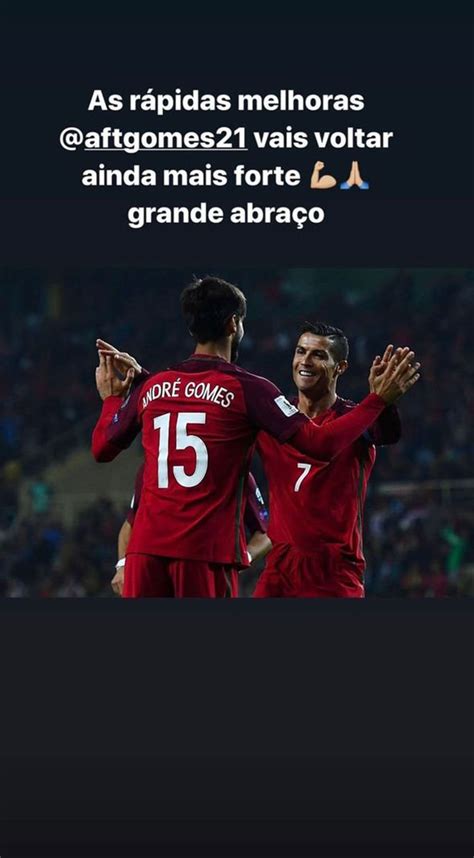 Everton News Cristiano Ronaldo Sends Touching Message To Andre Gomes