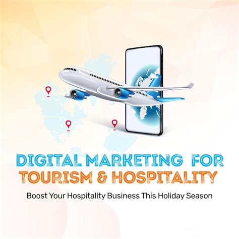 Premium Vector Digital Marketing Tourism And Hospitality Digital