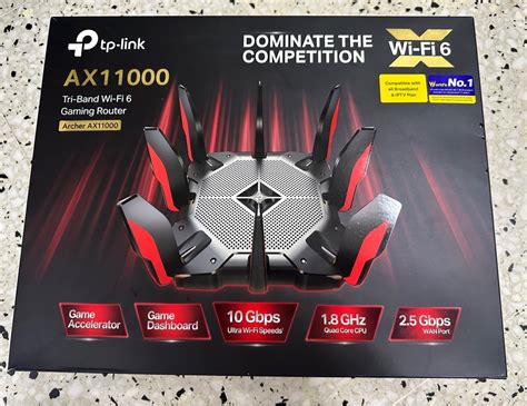 Wifi 6 Tp Link Ax11000 Route Computers And Tech Parts And Accessories Networking On Carousell
