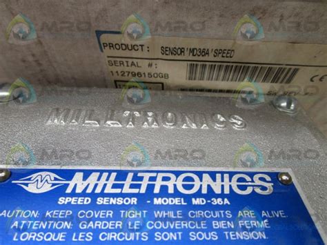 Milltronics Md 36a Speed Sensor New In Box Mro Global Solutions