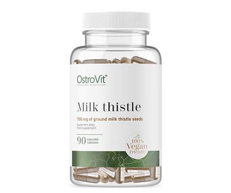 Купить Расторопша Ostrovit (Milk Thistle) 700 мг 90 капсул в Киеве | FOODOK