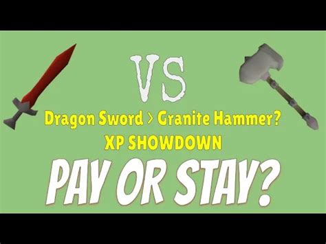 Osrs Granite Longsword Vs Rune Scimitar Which One Should You Choose