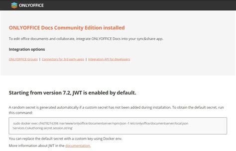 ONLYOFFICE Docs Community Edition Installing ONLYOFFICE Docs On Synology