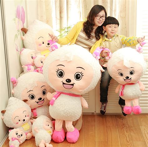 批发 喜洋洋和灰太狼 毛绒玩具 1 2米 美羊羊 懒洋洋 小灰灰公仔 庆秋888