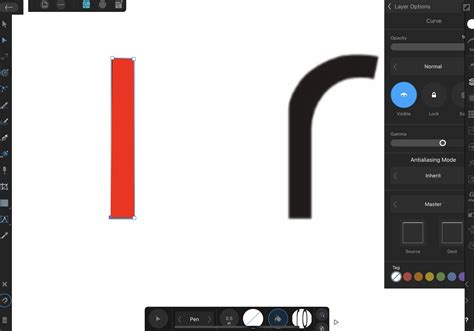 Affinity Designer V1 Ipad Although Opacity Is 5 The Bottom Layer Can