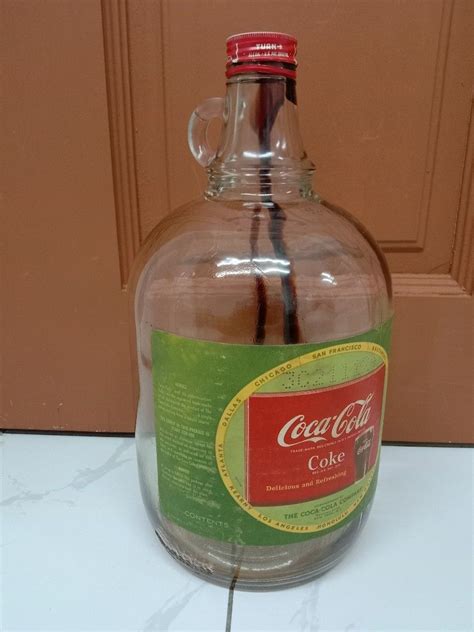 Usa Coca Cola Coke One Gallon Syrup Glass Bottle Hobbies And Toys