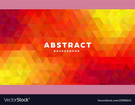 Triangle Polygonal Abstract Background Colorful Vector Image