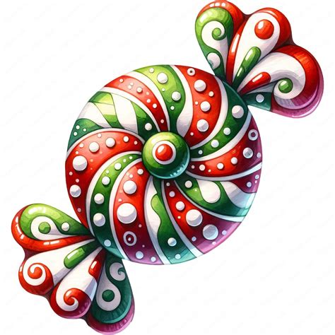 Christmas Candy Clipart Colorful Candy Clipart Bundle High Quality Designs Sweet Treats