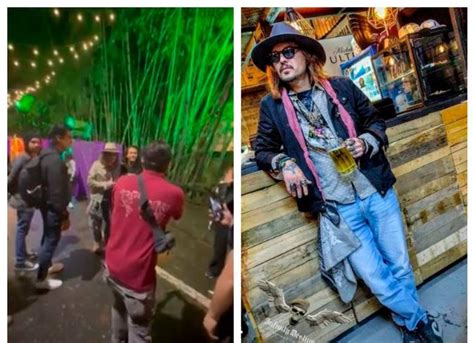 Se lo encontró El doble mexicano de Johnny Depp estuvo en Medellín