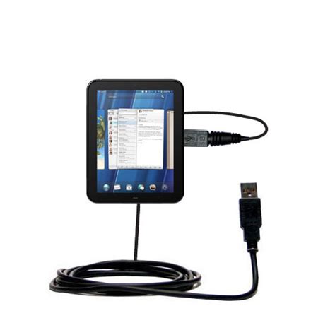 Classic Straight Usb Cable Suitable For The Hp Touchpad With Power Hot Sync And Charge