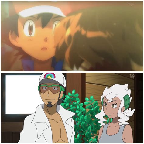 Do You Think Ash Told Kukui And Burnet About The Kiss And If He Did How Do You Think Theyd