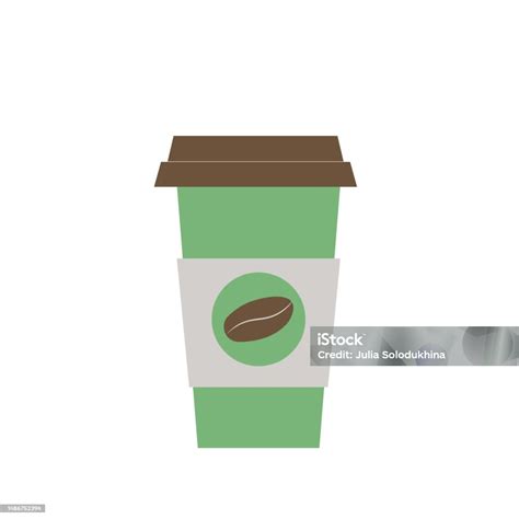 커피숍 빵집 카페 패스트리 가게를 위한 플랫 컬러 스타일의 커피 컵 아이콘 뜨거운 음료 음료 벡터 그림입니다 0명에 대한 스톡 벡터 아트 및 기타 이미지 Istock
