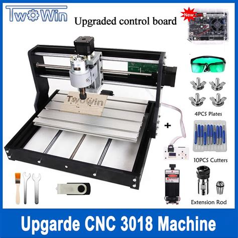 Upgraded Cnc 3018 Pro Grbl Control Er11 Diy Mini Cnc Machine 3 Axis Pcb Milling Machine Wood
