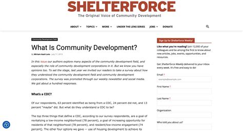 What Is Community Development Community Commons