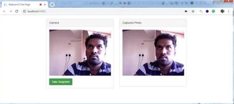Capturing Image From Web Cam In ASP NET Core MVC
