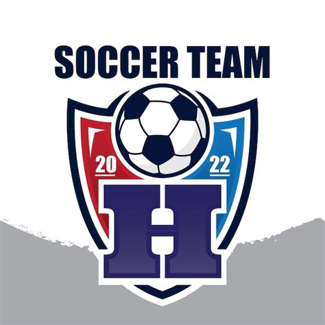 Modelo De Design De Logotipo De Time De Futebol Letra H Time De Futebol