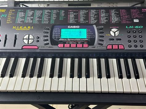 Casio Lk 60 Piano Keyboard Organ 61 Keys Touch Response Hobbies And Toys Music And Media Musical