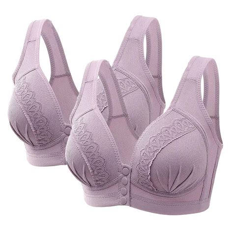 Bnwani Womens Bras No Underwire Bralette Comfortable 2pc Traceless