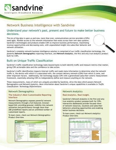 Business Intelligence Product Suite Overview