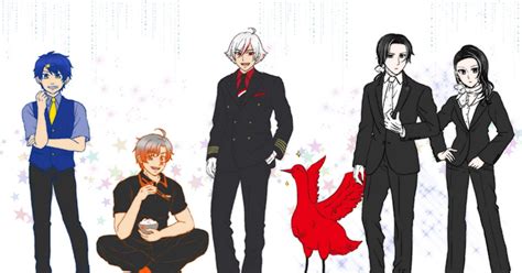 描いてもいいのよ 【航空会社擬人化】らくがきまとめ1 紅闇 澪音のイラスト Pixiv