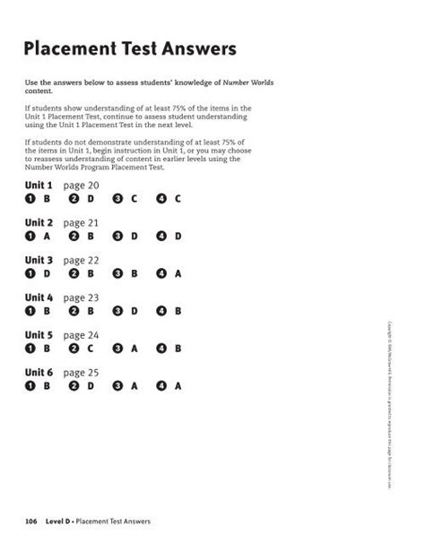 Placement Test Answers Mcgraw Hill Ryerson