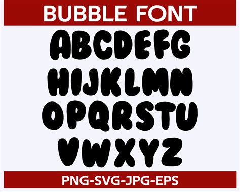 Bubble Font Groovy Font Bubble Script Font Bubble Letters Svg Retro