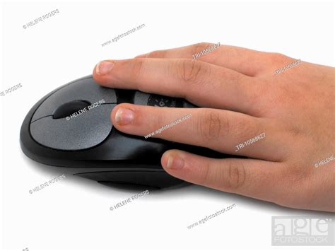 Using Optical Mouse Stock Photo Picture And Rights Managed Image Pic TRI Agefotostock