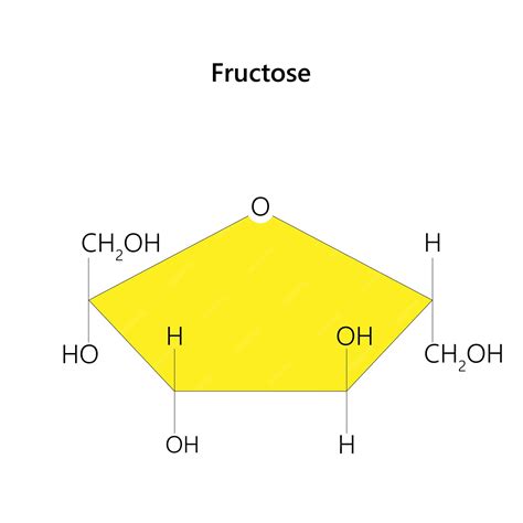 Premium Vector Fructose Or Fruit Sugar