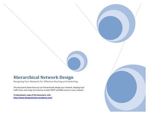 hierarchical network design pdf computer network internet
