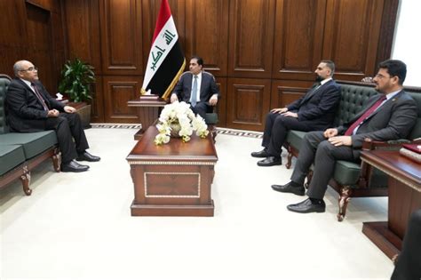 رئيس النواب بالنيابة يناقش مع رئيس الأمن الوطني تشريع قانون الجهاز المسلة