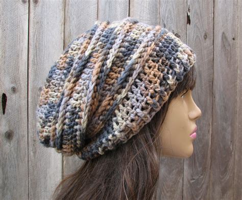 Crochet Hat Slouchy Hat Crochet Pattern Pdfeasy Pattern Etsy