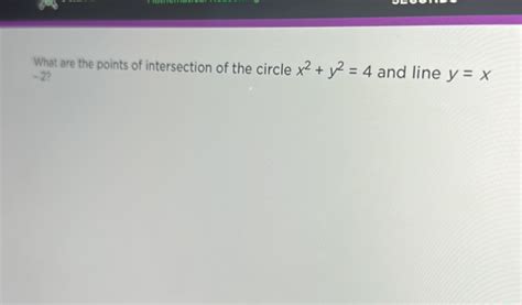What Are The Points Of Intersection Of The StudyX