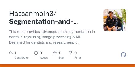 Github Hassanmoin Segmentation And Counting Of Teeths Using